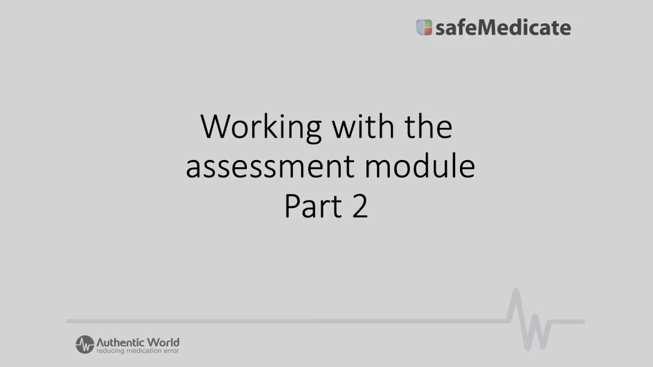 How to sit an ADA assessment - YouTube