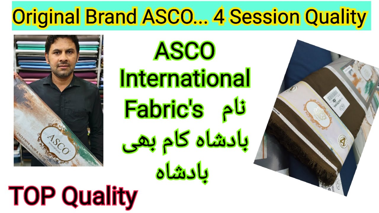 Original Brand Asco fabric's quality and price / 4 Session TOP Quality ...