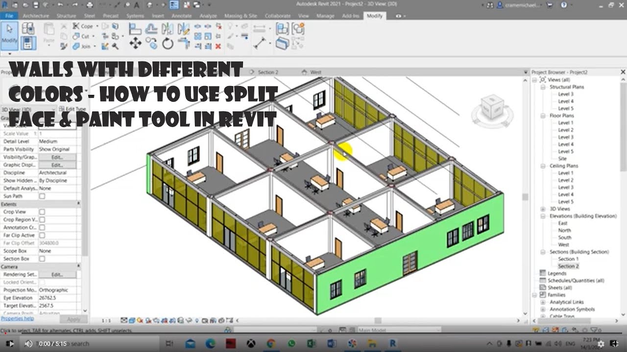 How To Use Split Face Paint Tool In Revit YouTube how-to-use-split-face-paint-tool-in-revit-youtube
