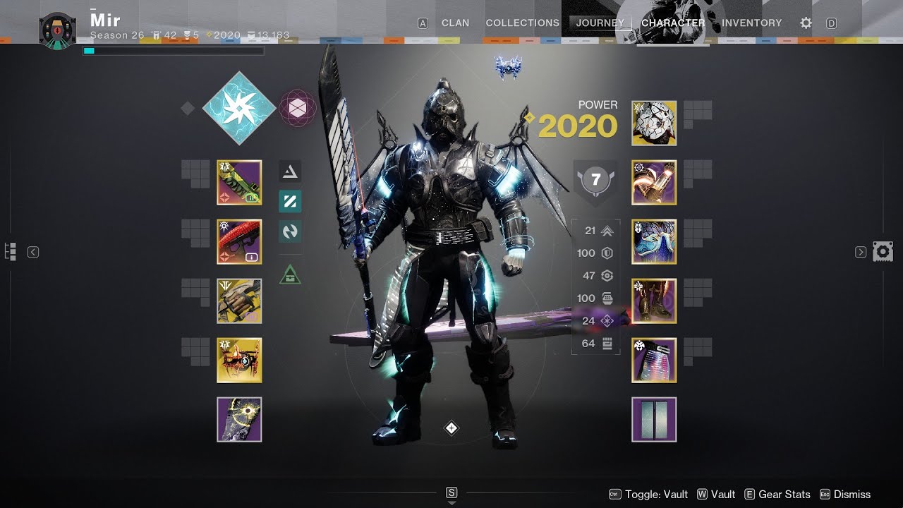 Destiny 2 The Broken Deep Master Lost Sector at -30 power with very ...