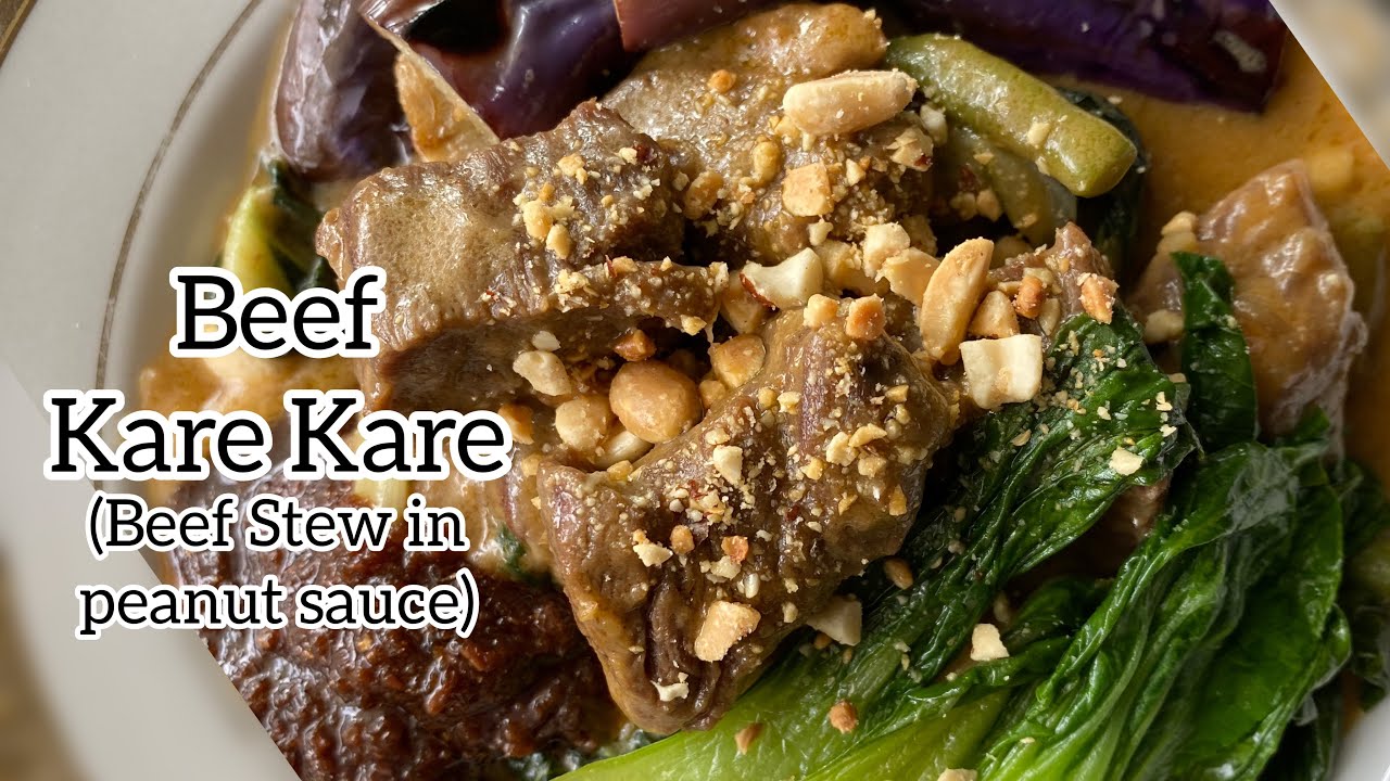 Beef Kare Kare ( Beef Stew in peanut sauce) - YouTube