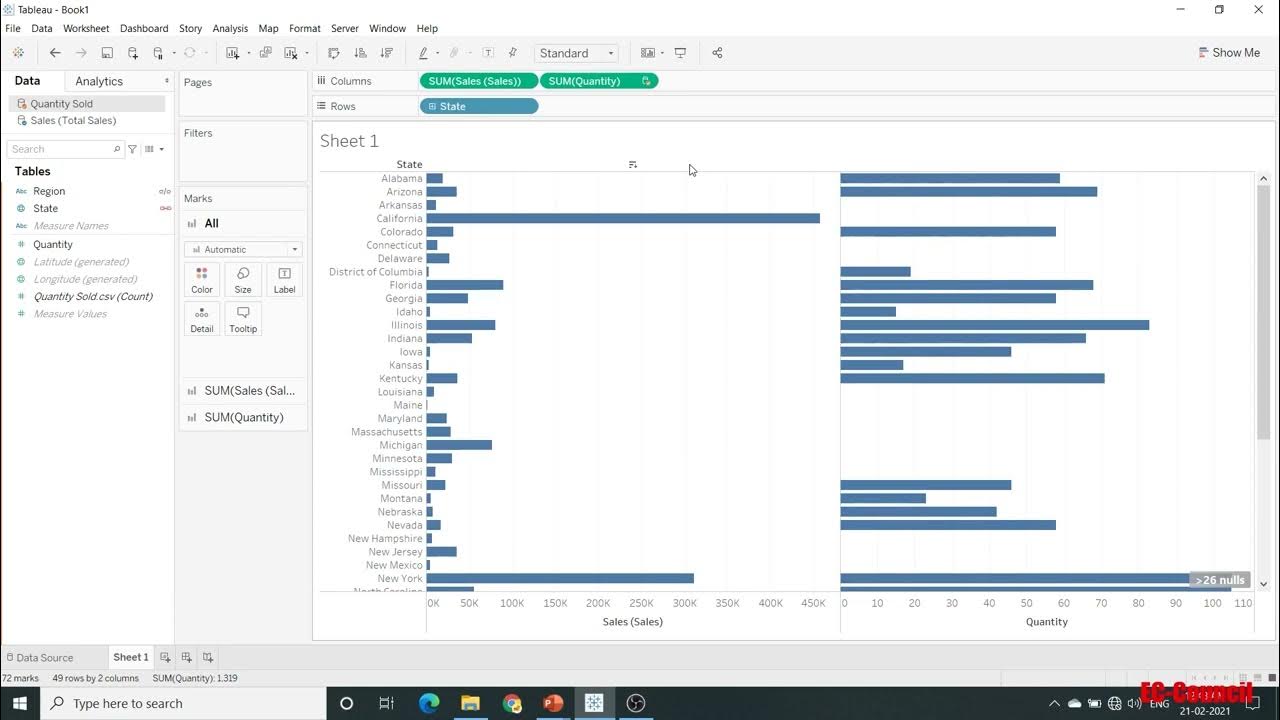 10 - Data Blending || Tableau Visualization Course Beginning To Professional - YouTube