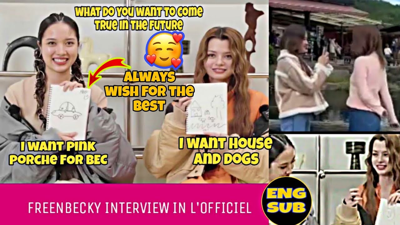 FREENBECKY IN L'OFFICIEL ENGLISH SUB#freenbeck #freenbeckyisreal - YouTube
