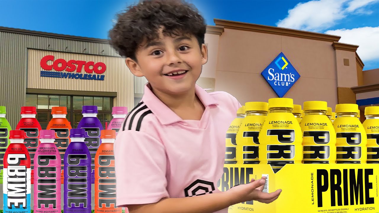 FINDING A LIFETIME SUPLY OF PRIME AT COSTO OR SAM'S? LEMONADE PRIME ...