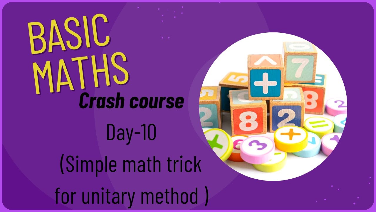 Part--10 simple and easy math trick for unitary method problem - YouTube