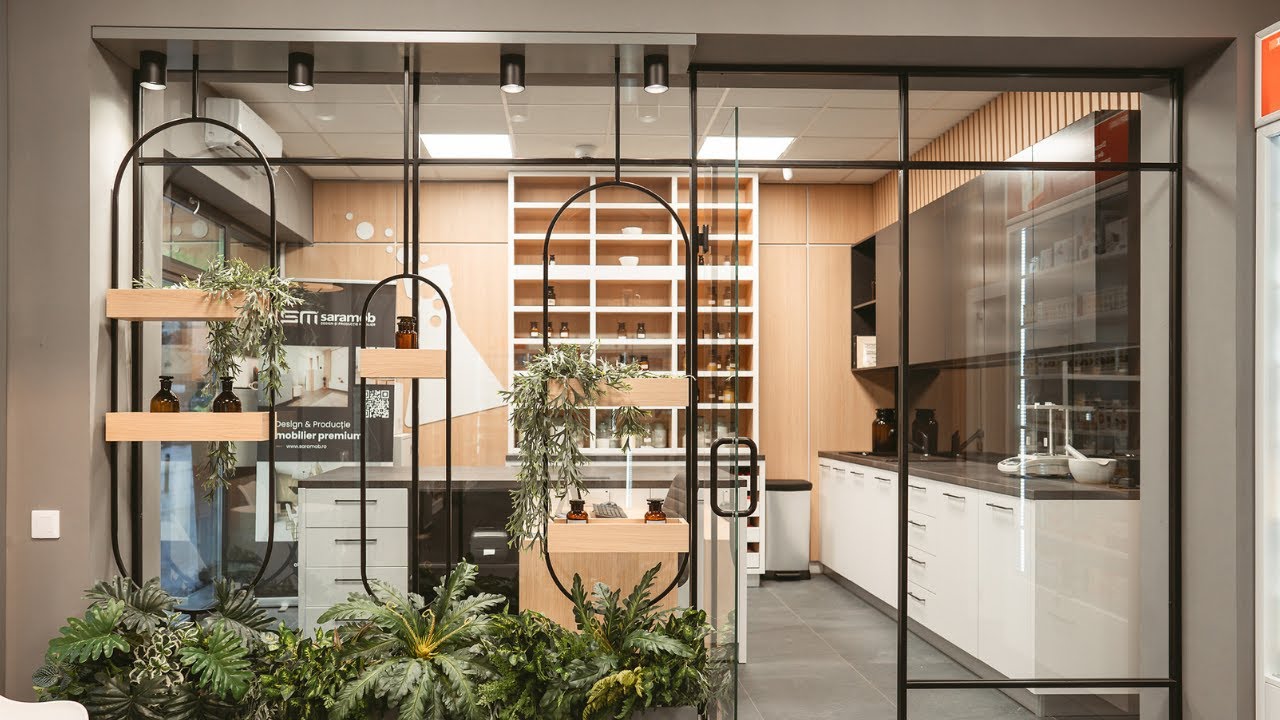 Mobila comanda farmacie Oradea | Farmacia PlusFarma | SARAMOB DESIGN ...