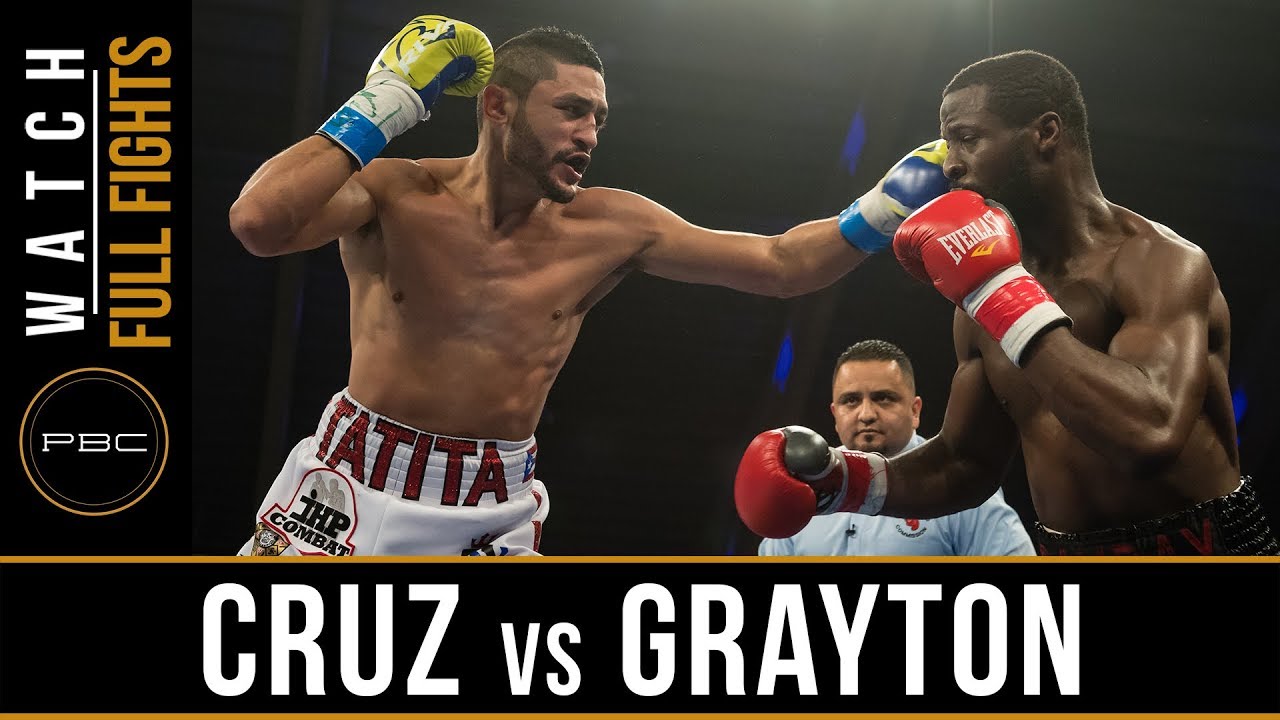 Cruz vs Grayton FULL FIGHT: November 21, 2017 - PBC on FS1 - YouTube