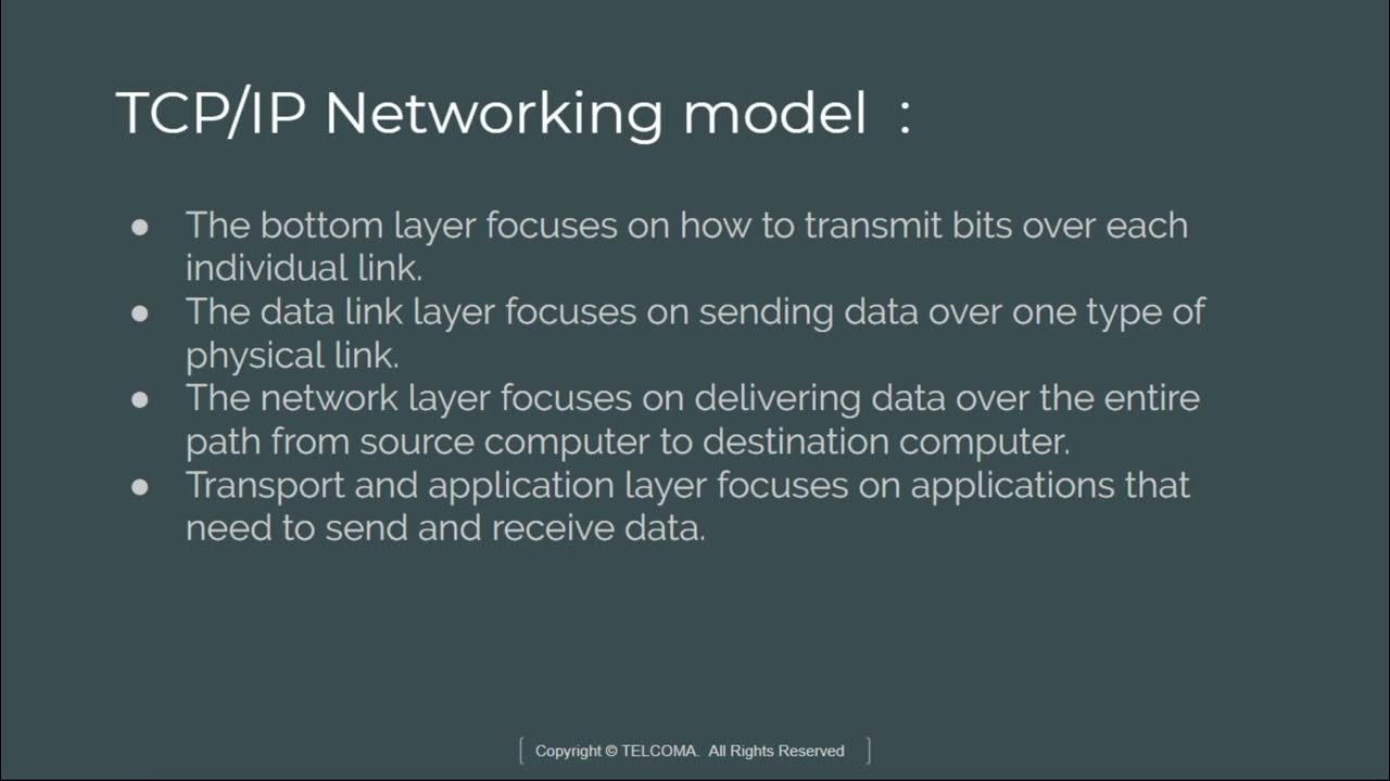 1 Introduction to TCP IP networking - YouTube