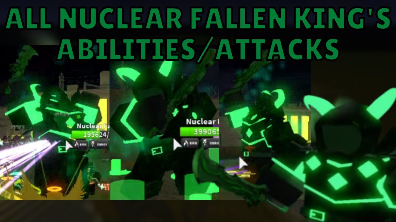 All Nuclear Fallen King's Abilities/Attacks || Tower Defense Simulator ...