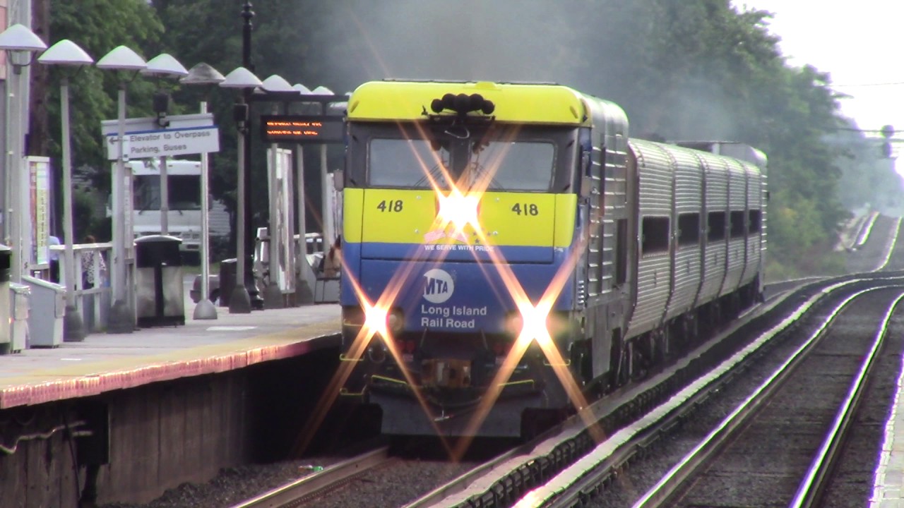 LIRR- EB #664 at Mineola: 2nd Official Revenue Run of MARC Cars - YouTube