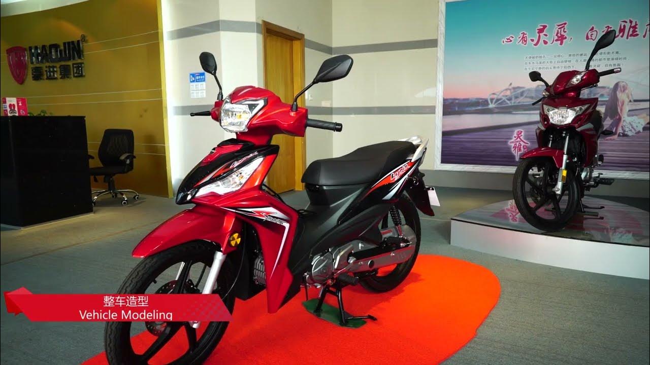 2022 Haojin Motor HJ115-16 Lynx Motorcycle Demonstration - YouTube