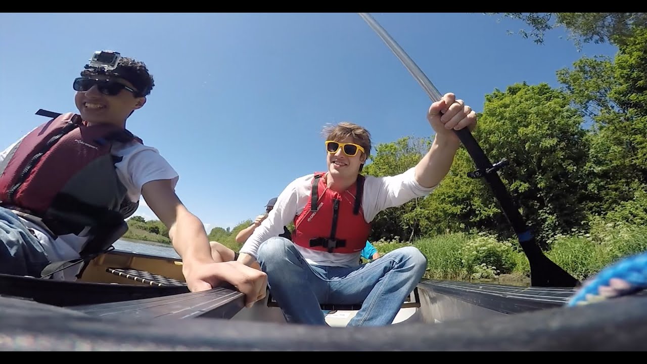 I win a Canoe Race - YouTube