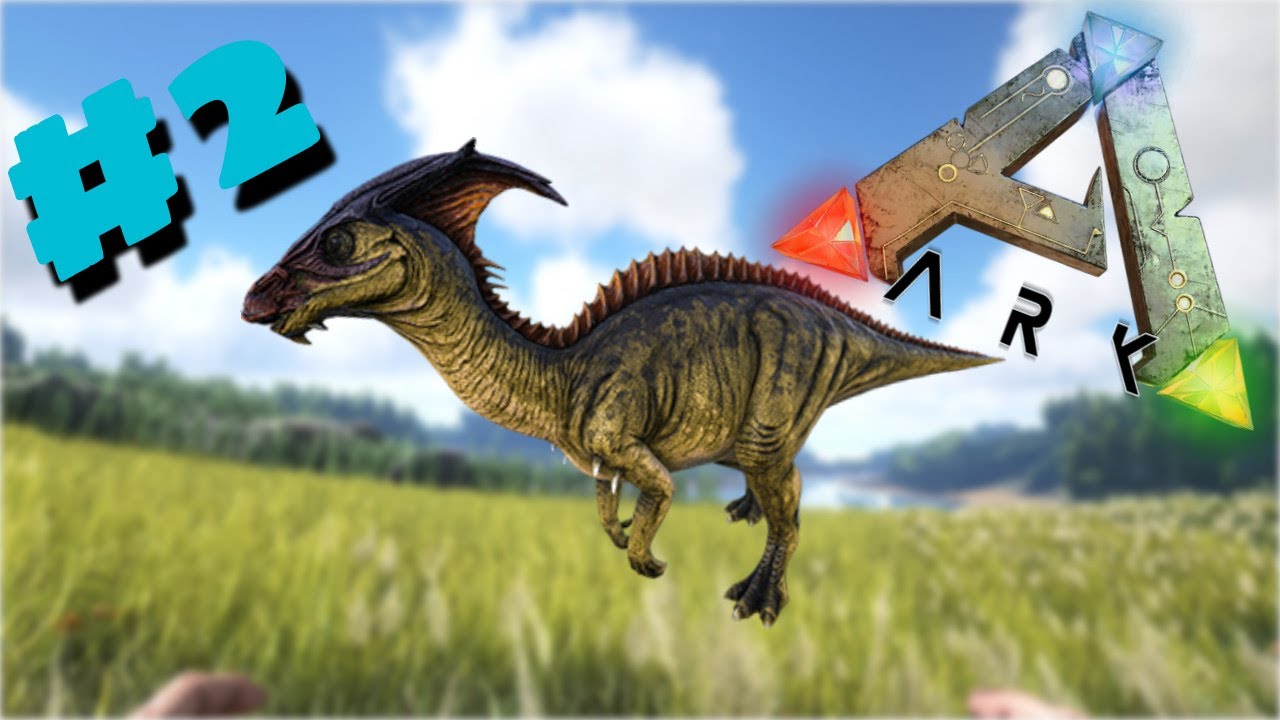 PARASAUR TAME?!?!?! | ARK Survival Evolved The Center EP:2 - YouTube