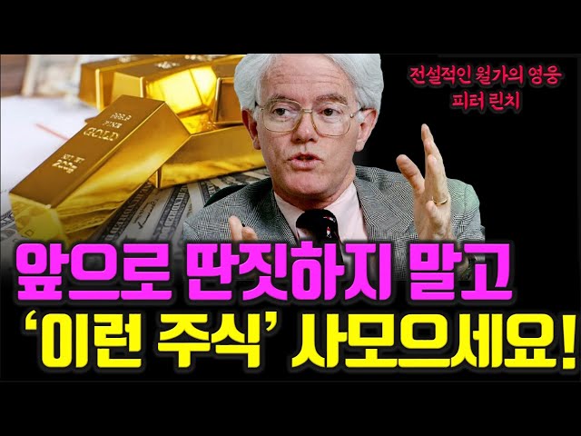 평생 먹고살게 해 줄 피터 린치 투자대가가 말하는 주식투자 성공을 위해 가장 중요한 10배 되는 기업을 사는 법 주식투자