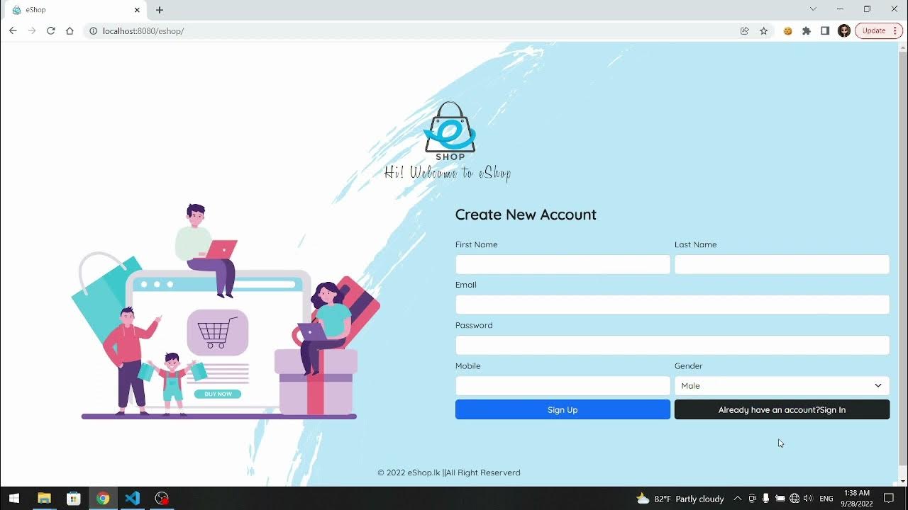 1. Design a responsive user sign in and sign up page using HTML, CSS, JavaScript and Bootstrap ...