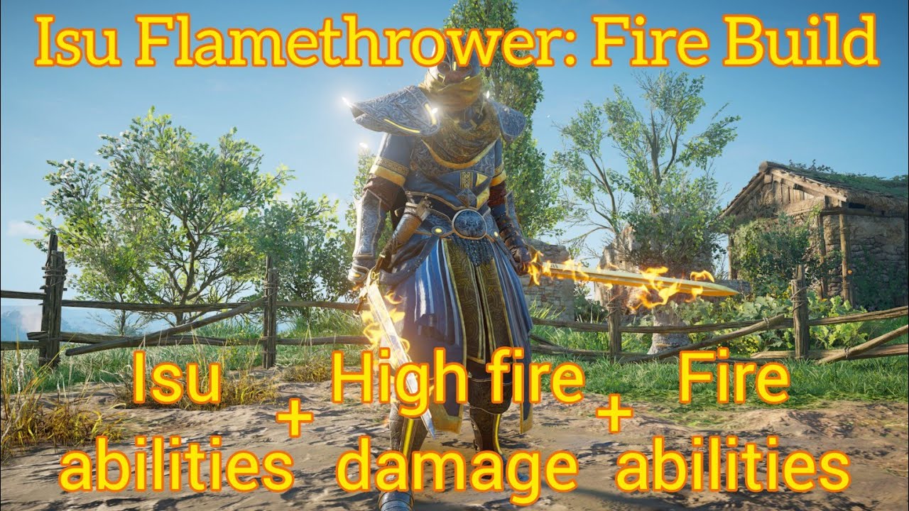 Assassins Creed Valhalla isu flamethrower fire build - YouTube