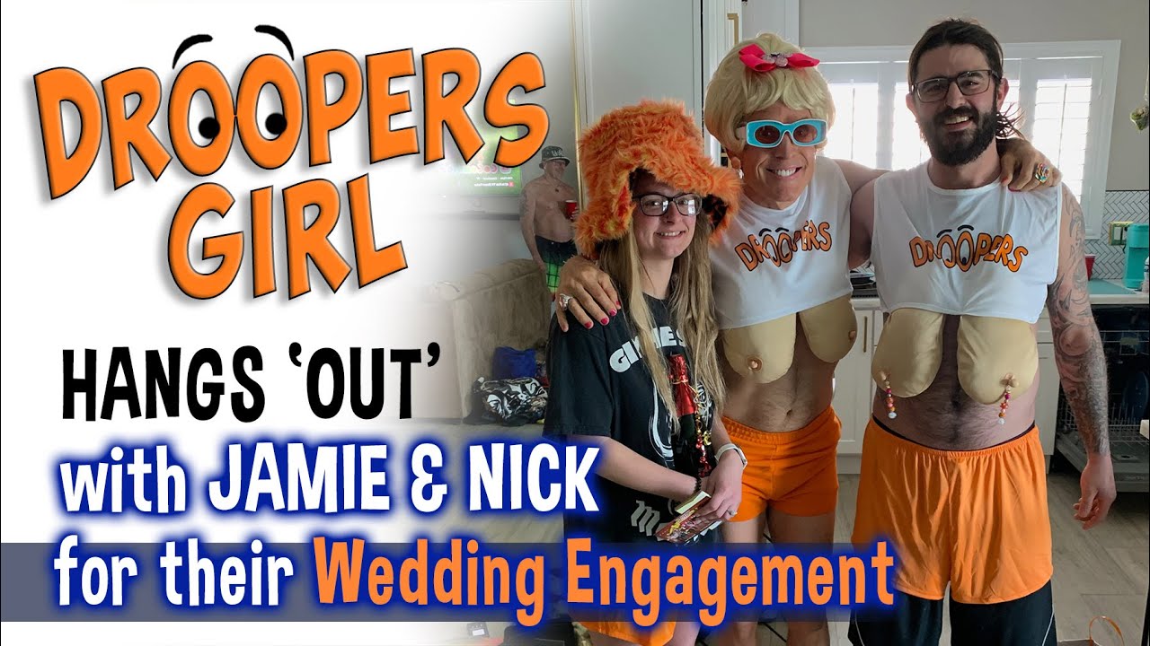 DROOPERS GIRL "Hangs Out" with Jamie & Nick - (PartyZams Singing Telegrams) - Las Vegas - YouTube
