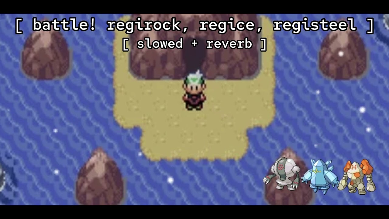 [ battle! regirock, regice, registeel ★ slowed + reverb ] // pokémon ...