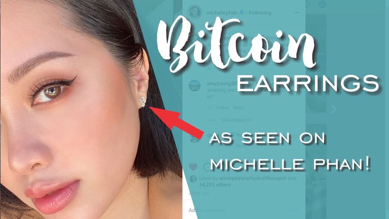 Bitcoin Earrings - How we make our Bitcoin earrings, As seen on ...