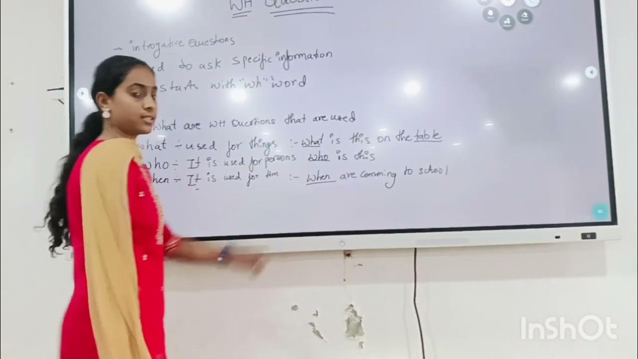 l.Sri hasini / english 1-2 / about wh questions/KIETW/ AID/TTL/ - YouTube