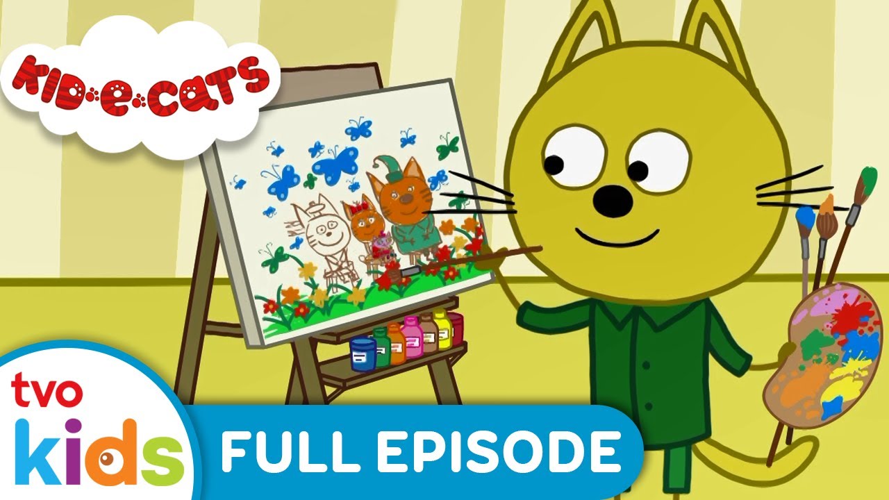 The Portrait 👨‍🎨🎨 | KID-E-CATS 🐱 Three Cute Kittens Everyday Adventures ...