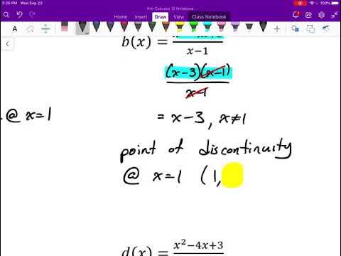 Pre-Calculus 12 Lesson 9.2 "Analyzing Rational Functions" - YouTube