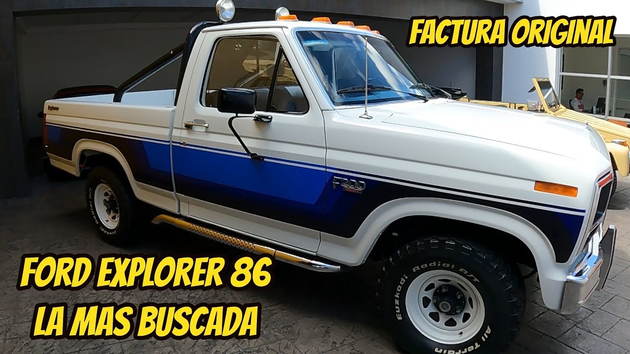 Ford Explorer 86 FRANJEADA con pipas cromadas - YouTube