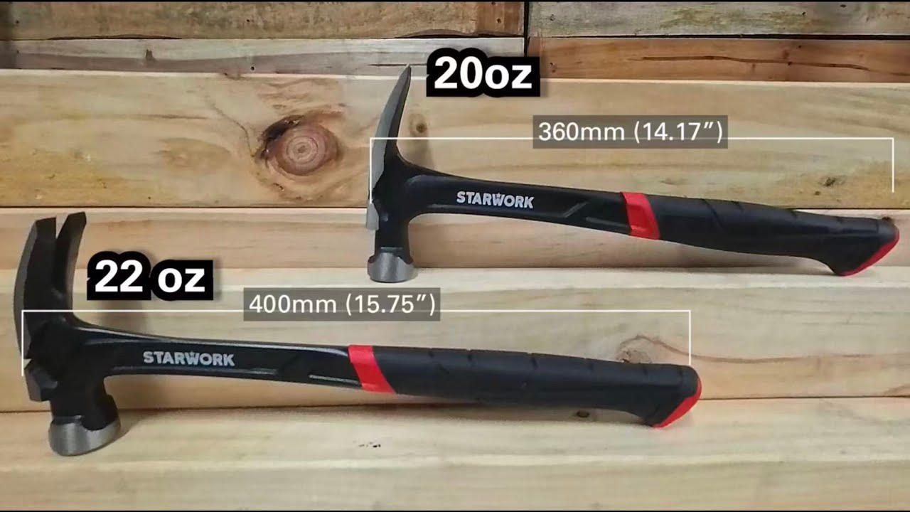 Best Hammer : Building Your Home - STARWORK True Mechanic™ 20 OZ & 22 ...