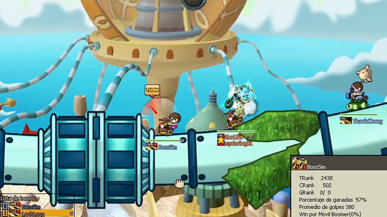 Gunbound Classic : ICE x TURTLE x BOOMER - YouTube