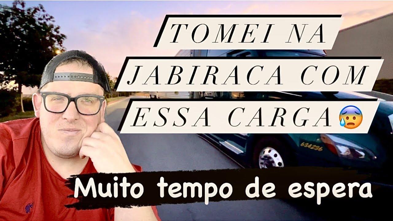 TOMEI NA JABIRACA COM ESSA CARGA | MUITO TEMPO DE ESPERA - YouTube