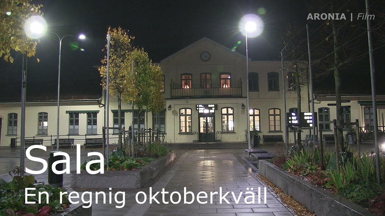 2016-10-24 En oktoberkväll på Sala station - YouTube
