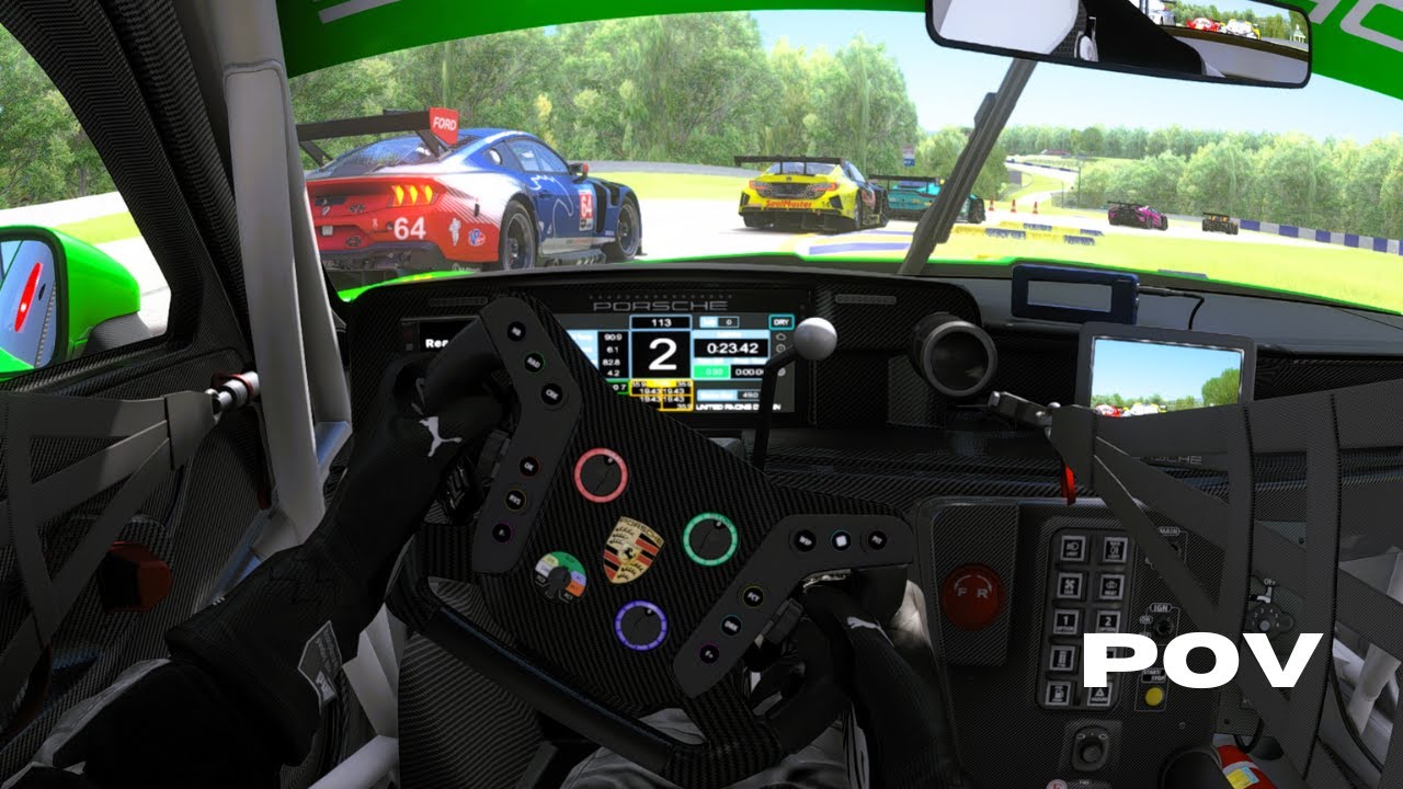Porsche 911 GT3 R "Rexy" | Road Atlanta | Assetto Corsa - YouTube