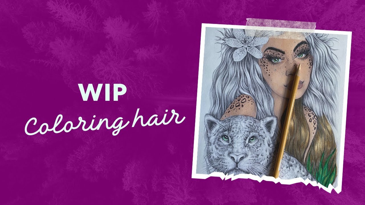 Coloring hair - WIP(work in progress) - YouTube