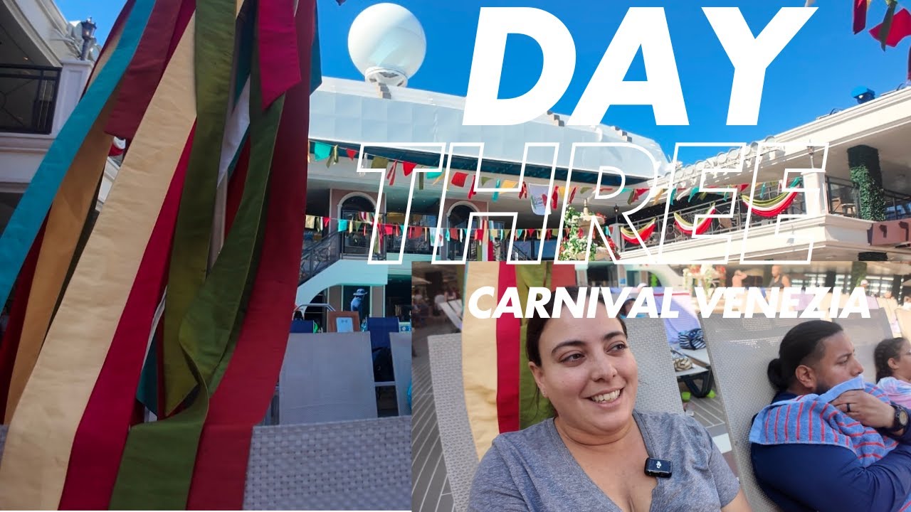 Day 3 Aboard The Carnival Venezia l Fun Italian Style & Bonsai ...