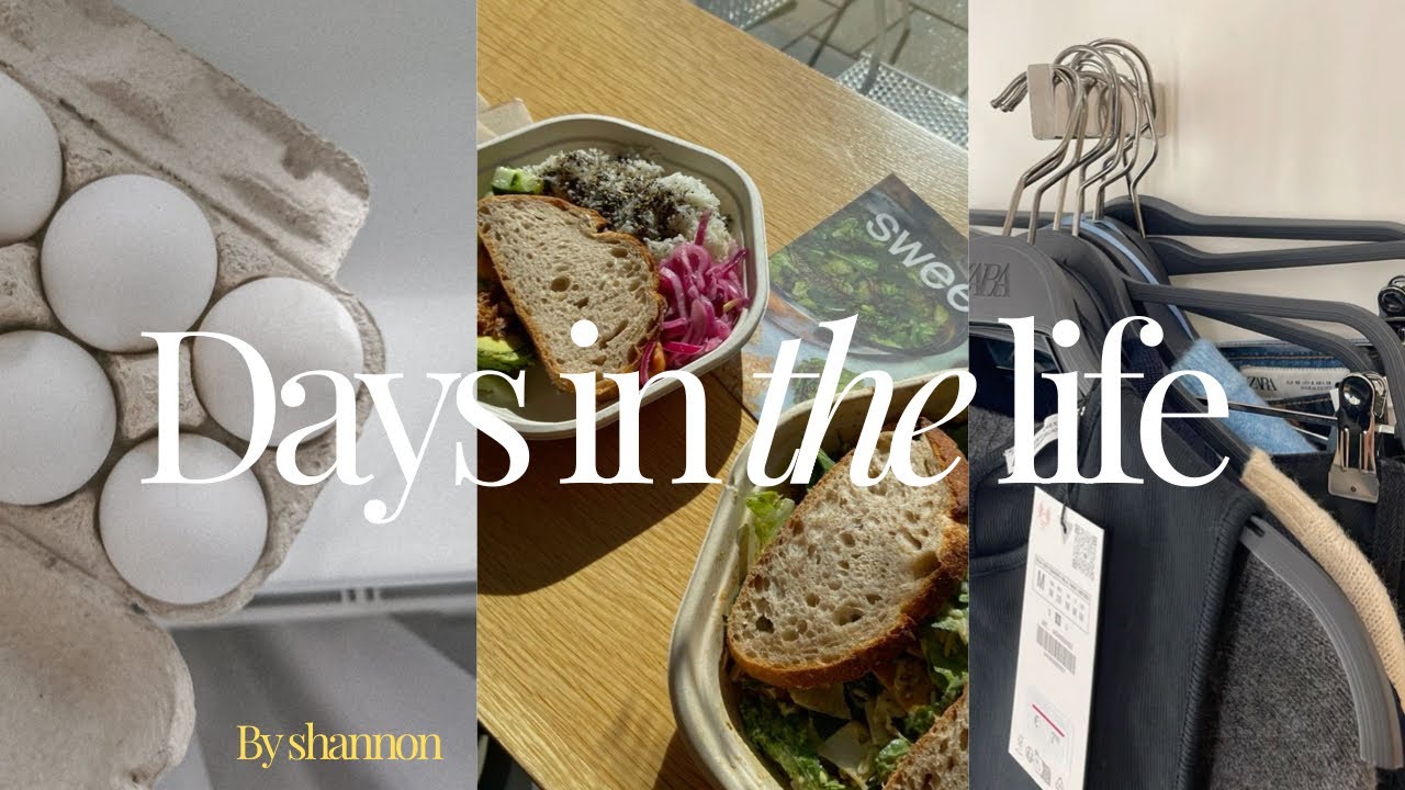 VLOG - A few days in the life, Sweetgreens, Zara, Hair, makeup, content ...