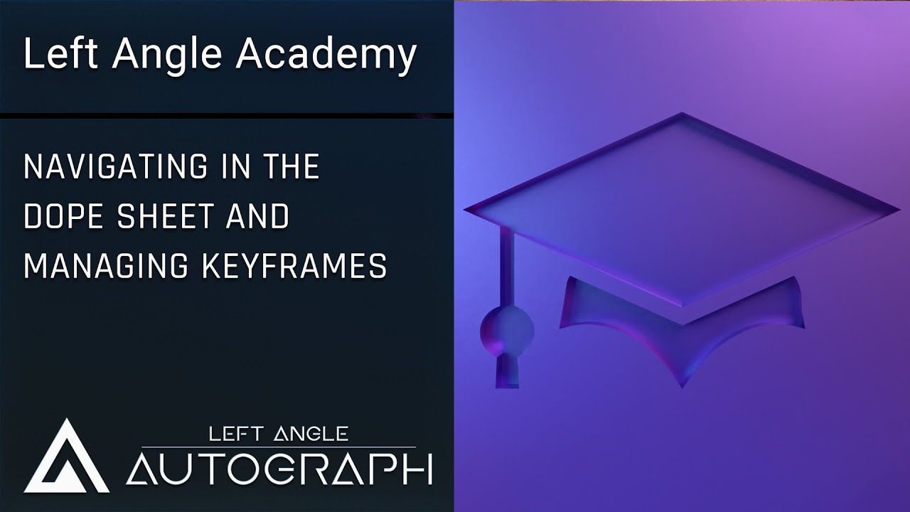 Navigating in the Dope Sheet and Managing Keyframes - YouTube