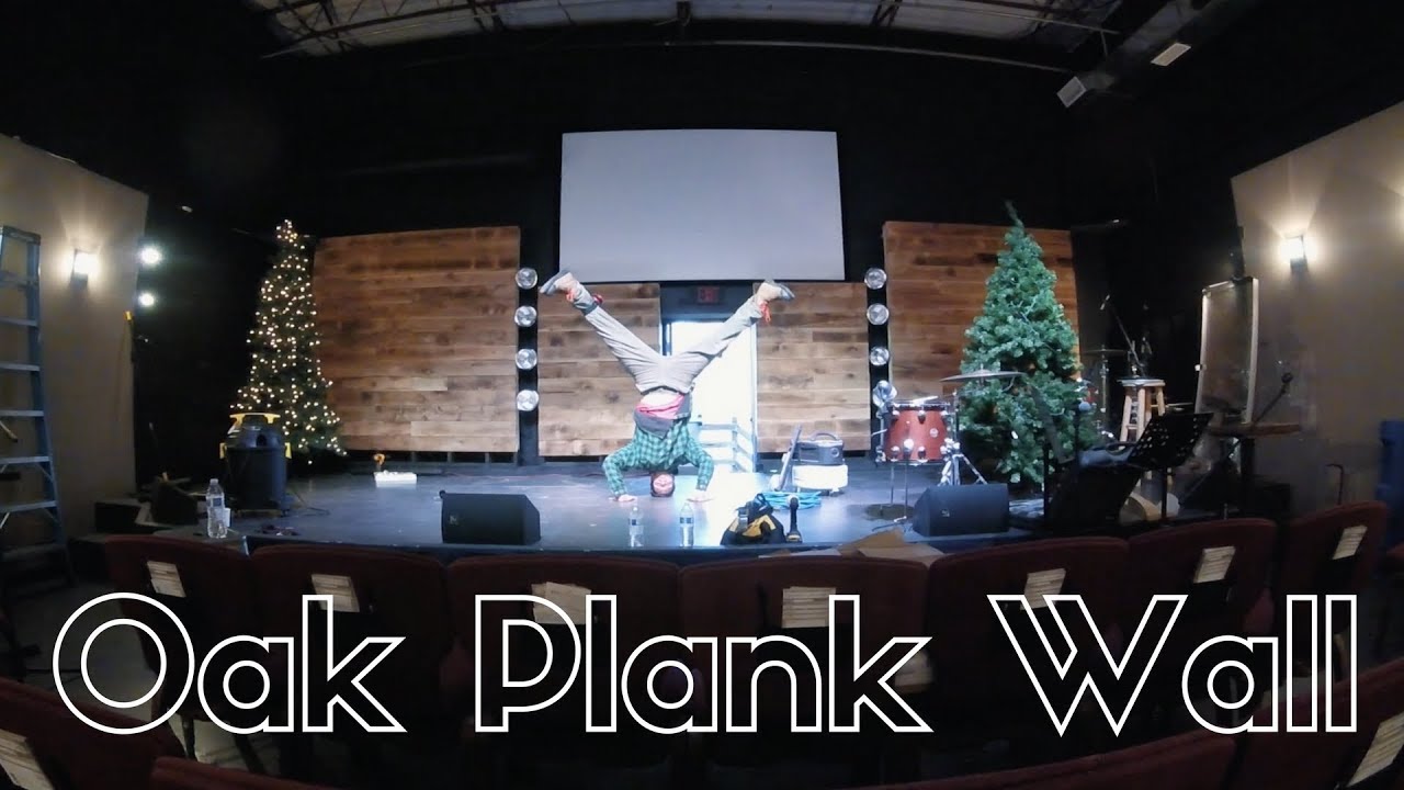 Stage Accent Walls Build - YouTube