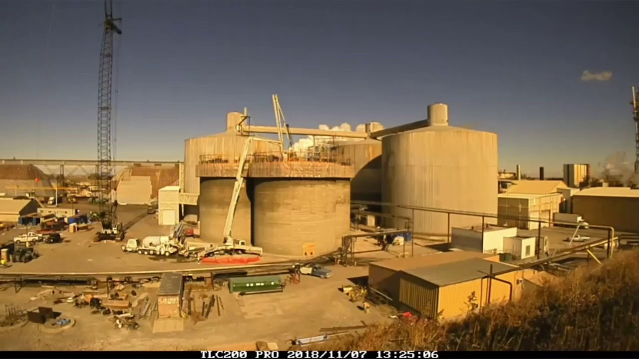 Silo Slip Form Time Lapse 2001 SO UPDATE - YouTube