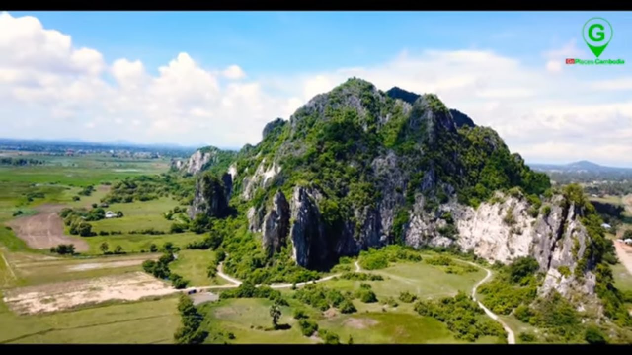 Drone footage of Kompong Trach Mountian-Kampot province[Cambodia] - YouTube