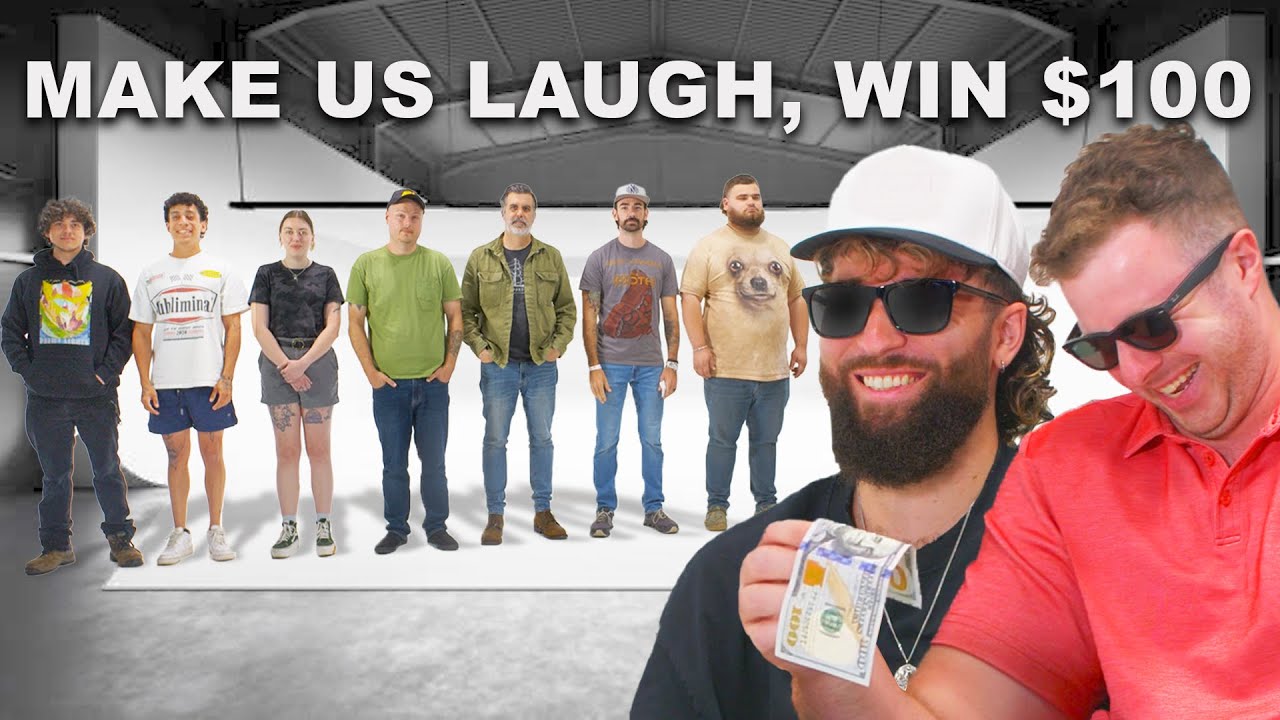 Can These Professional Comedians Make us Laugh for $100? - YouTube