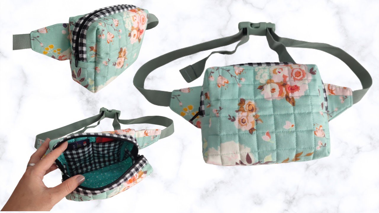 DIY Belt Bag Cross Body Bag | How to Sew Belt Bag | Sewing Tutorial # ...