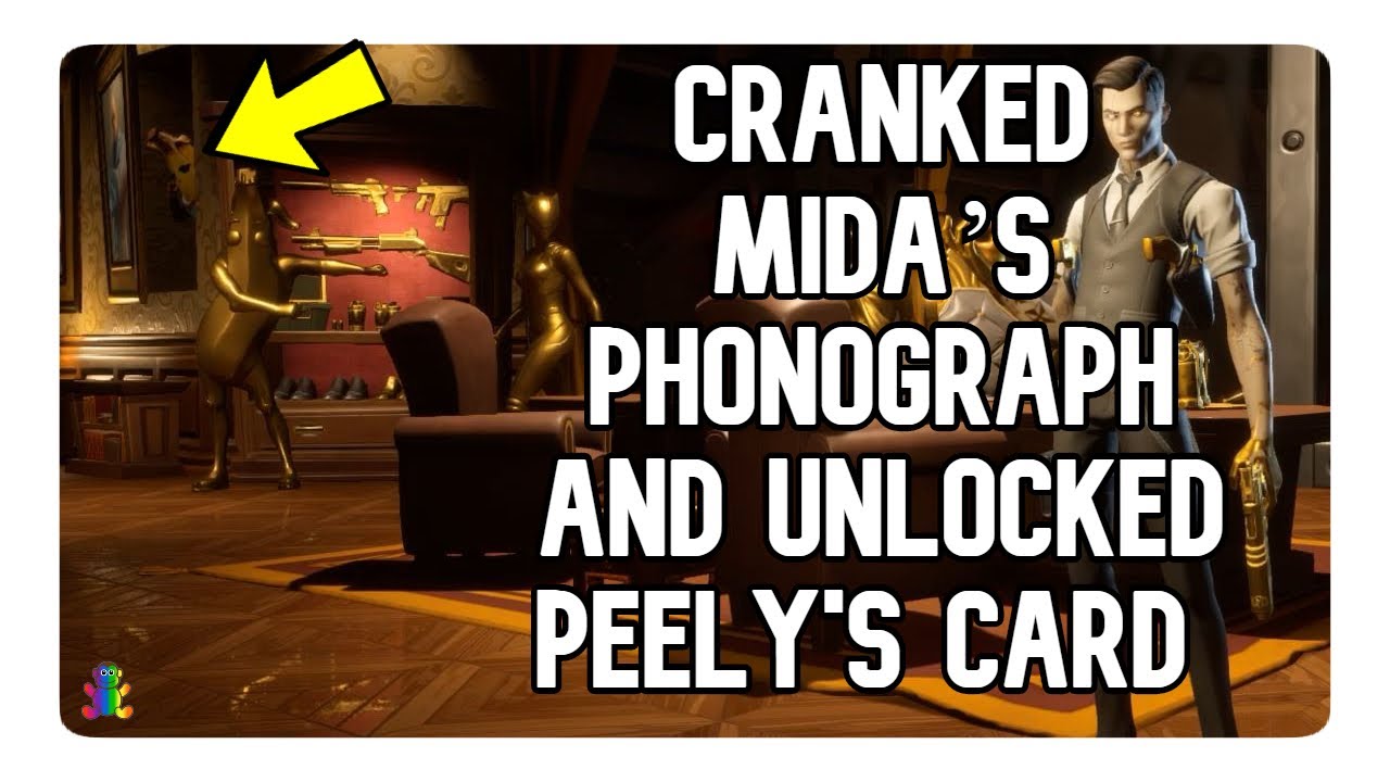 Agent Peely Midas room location to Unlocked PEELY's LICENSE CARD ...