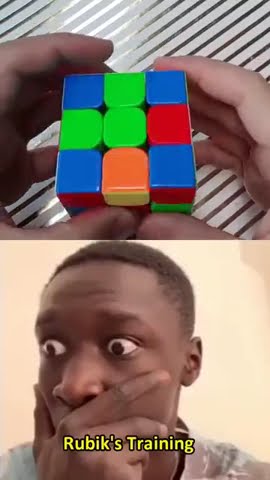Rubik's cube training - YouTube