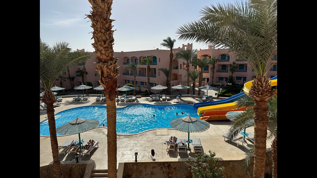 POOL & Aquapark IN LE PACHA RESORT Hurghada - مدينة الغردقة - YouTube