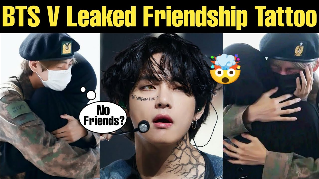BTS V Leaked Friendship Tattoo 🤯 BTS V Get Friendship Tattoo 7 🤩 BTS V ...