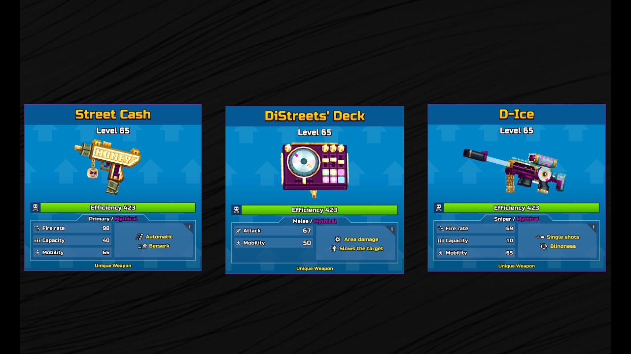 Rap Star Lottery weapons review PG3D - YouTube