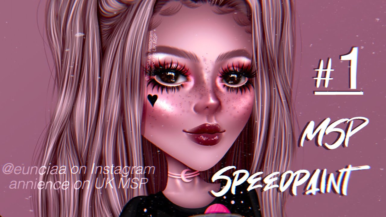 Msp Speedpaint #1 ♡ eunciaa - YouTube