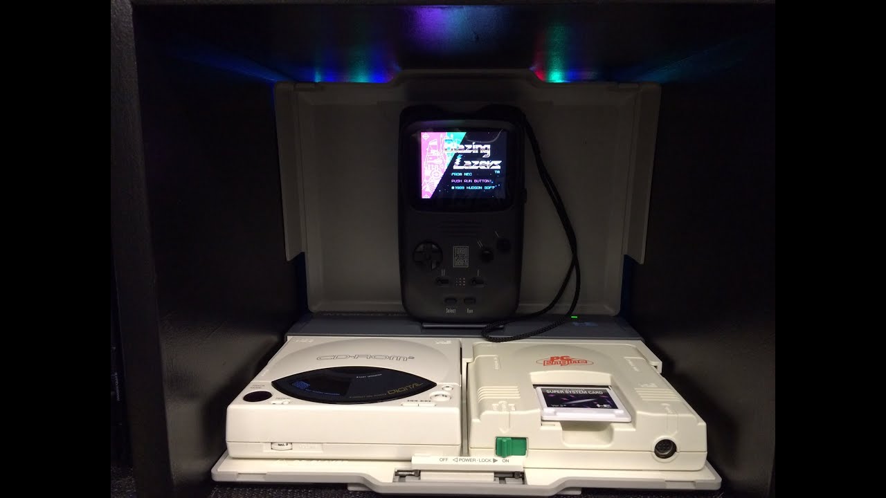 Portable Power #2 : screen modded PC engine turbo express! - YouTube