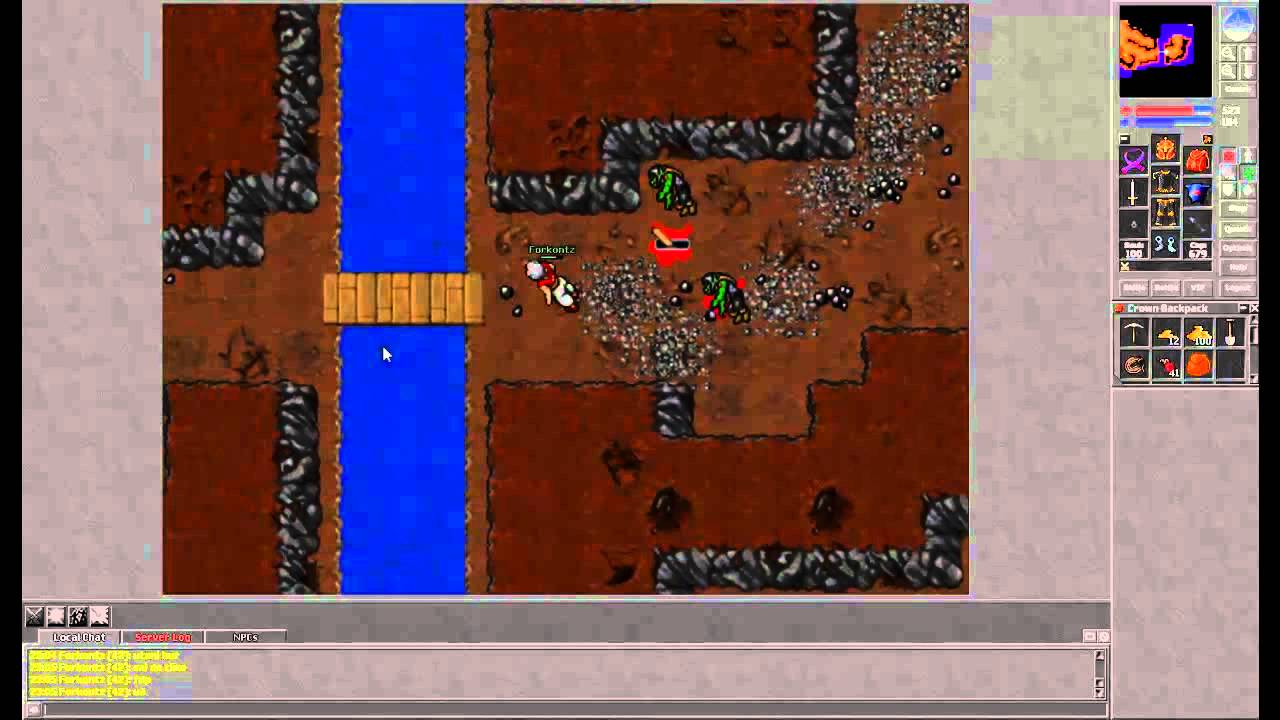 Tibia - Bonelord Quest - YouTube