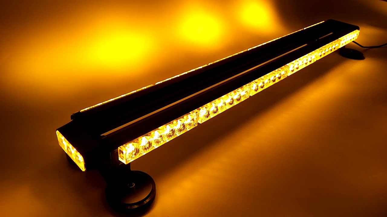 38" 78 LED Emergency Warning Strobe Traffic Advisor Flash Strobe Light ...